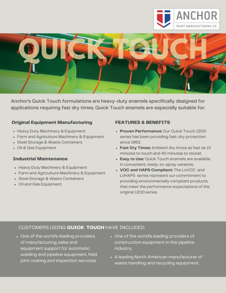 Quick Touch Enamel Series 1200 - Anchor Paint